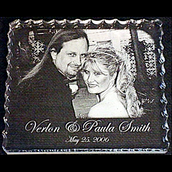 Wedding Photo Engraved Gift | Enchanted Memories, Custom Engraving ...